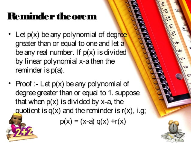 polynomials class 9th | PPT | Physics | Science