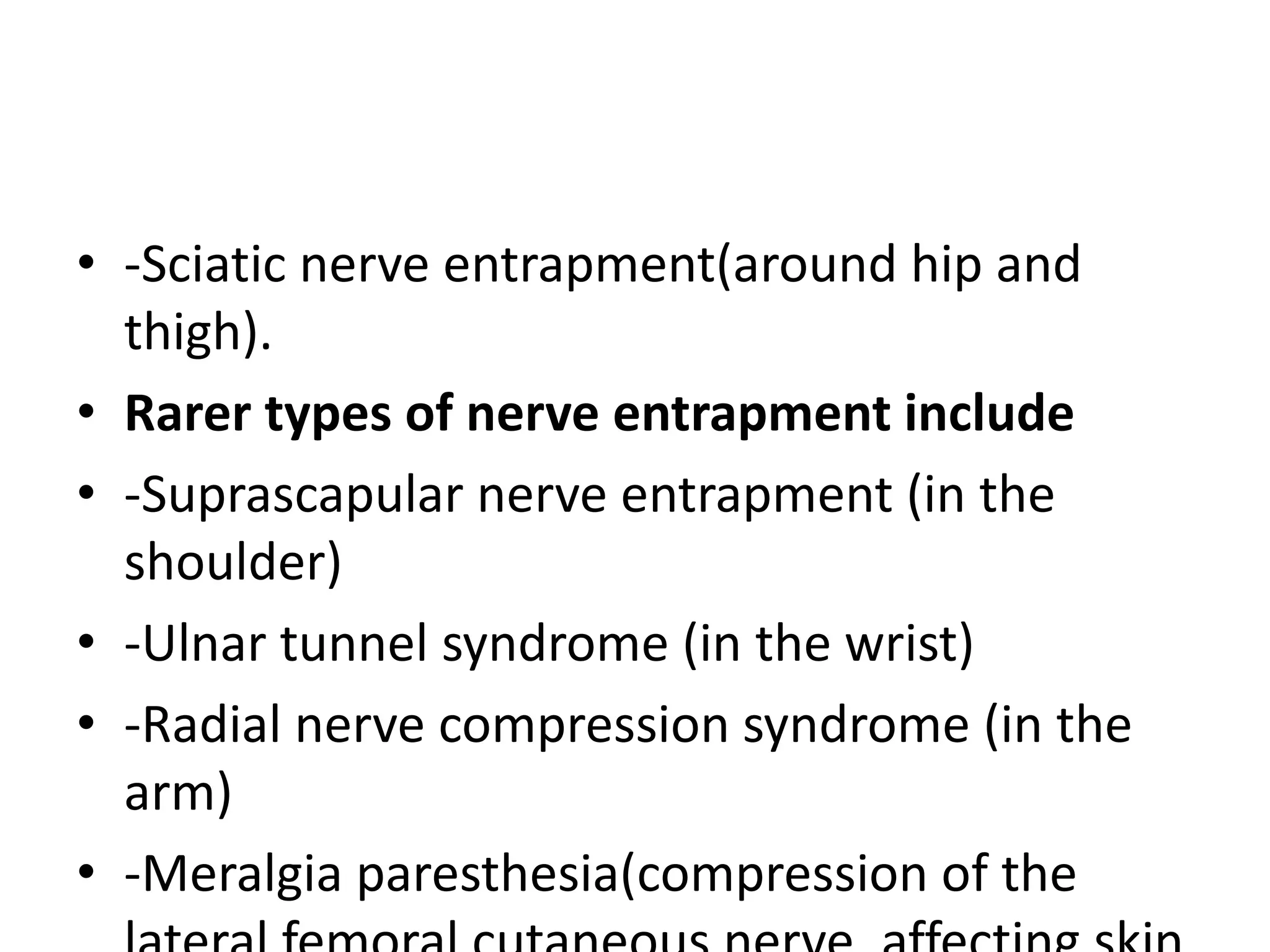 Physiotherapy management of nerve entrapment around the hip and thigh ...