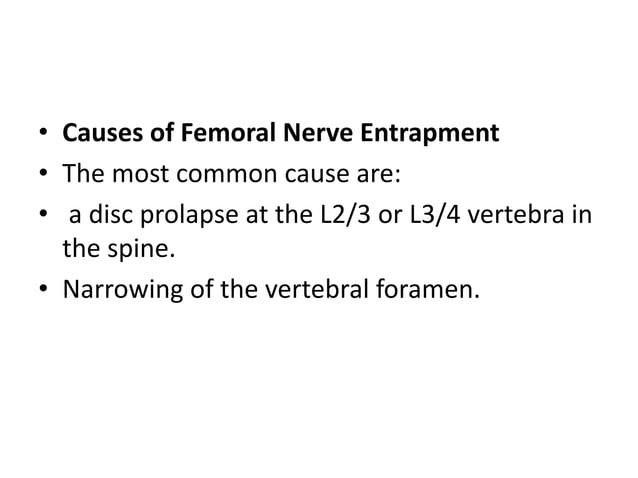 Physiotherapy management of nerve entrapment around the hip and thigh ...