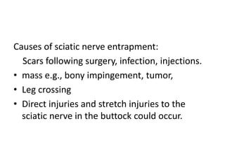 Physiotherapy management of nerve entrapment around the hip and thigh ...