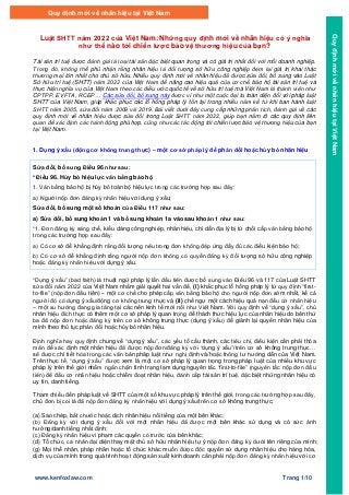 Luật SHTT năm 2022 của Việt Nam: Những quy định mới về nhãn hiệu có ý nghĩa như thế nào tới ...