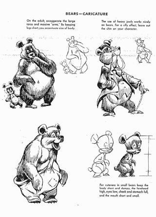 Barney Bear Model Sheets