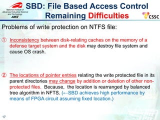 A Security Barrier Device That Can Protect Critical Data Regardless of OS or Applications by ...