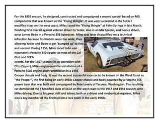 Ken miles: THE UNTOLD RACING HERO | PDF