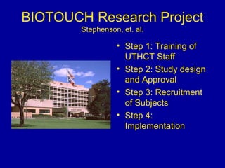 Kenna biotouch research | PPT