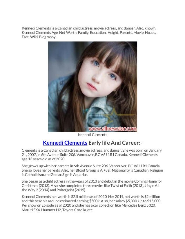Kennedi clements age, net worth, family, fact, wiki, bio.