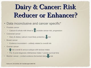 Nutrition and Cancer | PPT