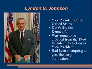 The Assassination of JFK | PPT | Celebrity Families | Pop Culture