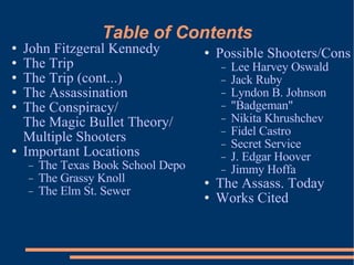 The Assassination of JFK | PPT