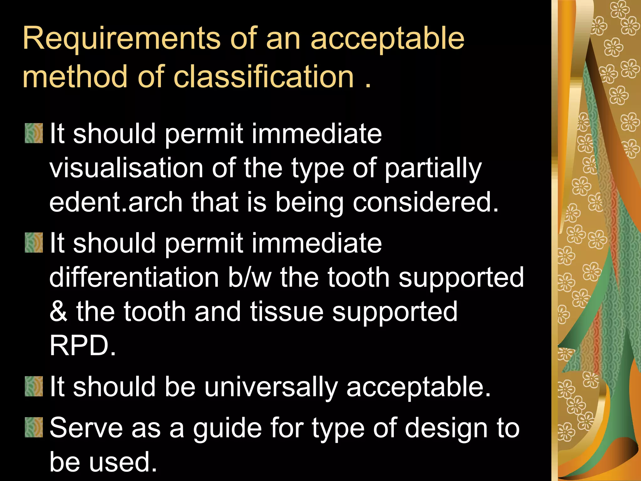 Kennedy classification | PPTX
