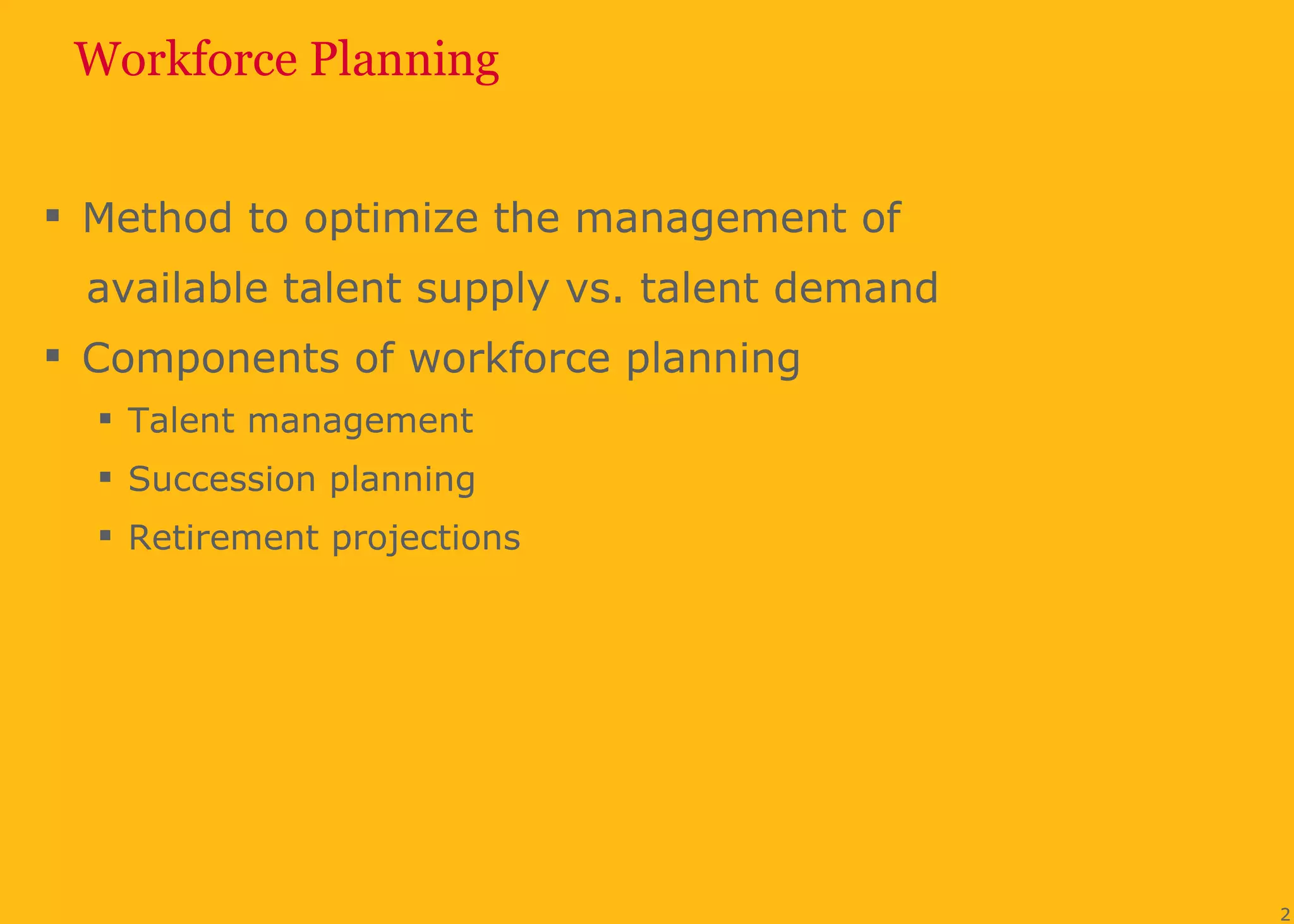 Kennedy Workforce Planning | PPT