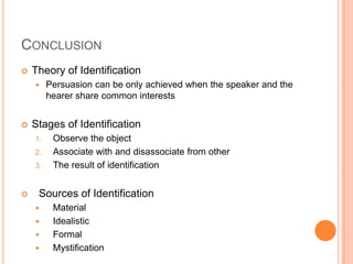 Kenneth Burke Identification Theory