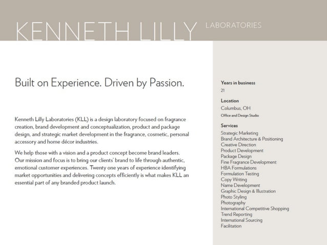 kenneth lilly laboratories | PPT