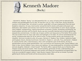 Kenneth Madore!!! | PPT