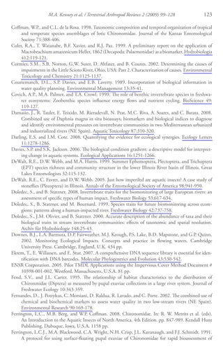 Kenneyetal.2009.TAR.Benthicmacroinvertebratesasindicatorsofwaterquality ...