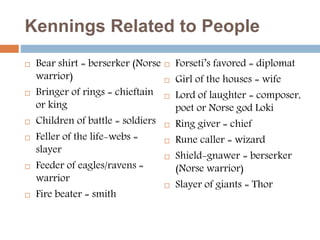 Kennings and Examples | PPT