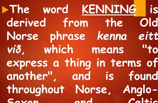 Kennings ppt | PPT
