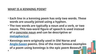 Kennings Poem in linguistics 1st year.pptx