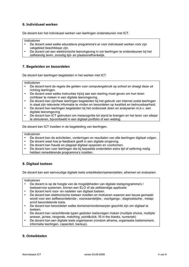 Kennisbasis Ict2 | PDF