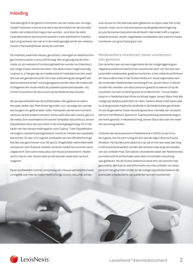 Kennisdocument: media monitoring | PDF