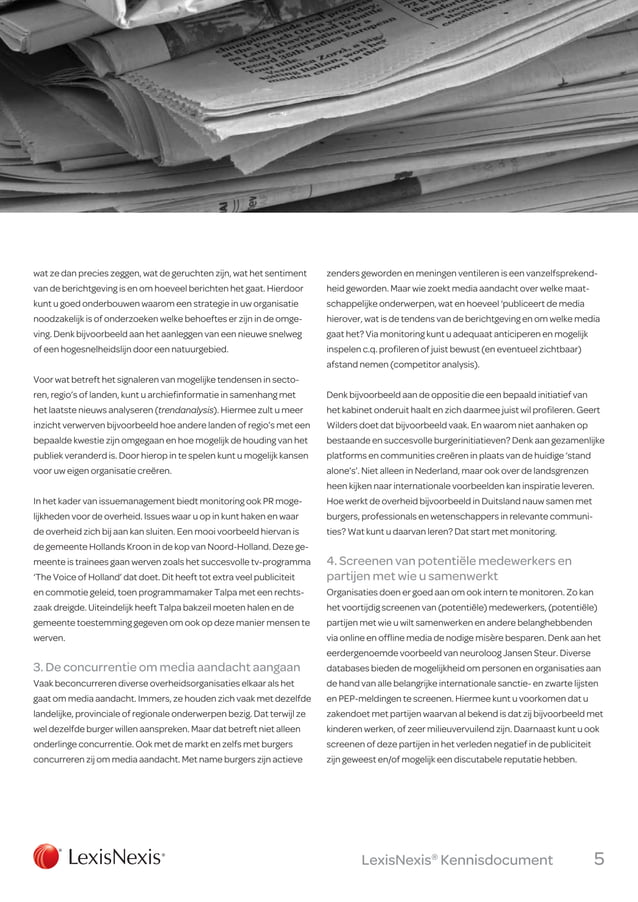 Kennisdocument: media monitoring | PDF