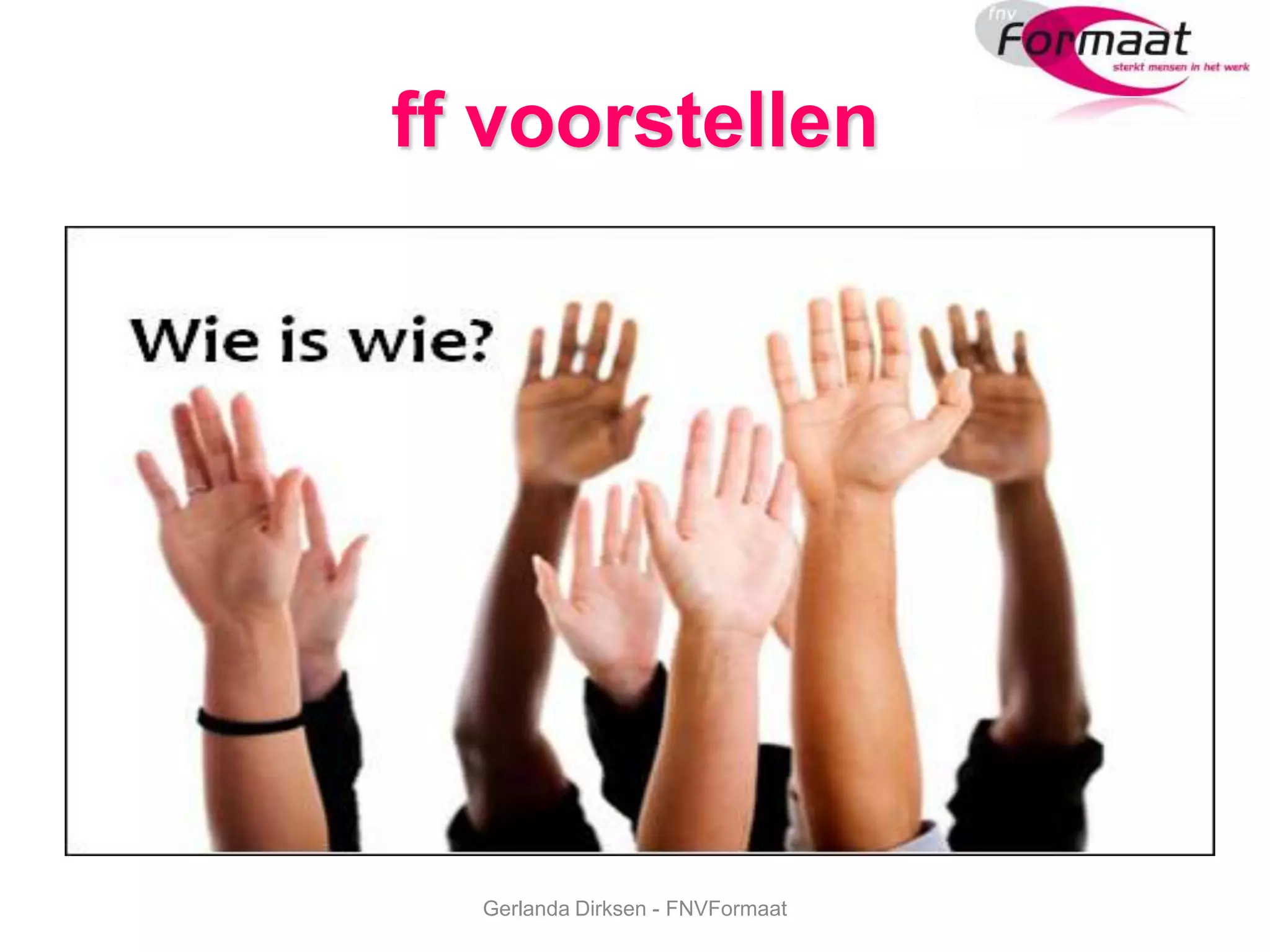 Kennismaken.. | PPT