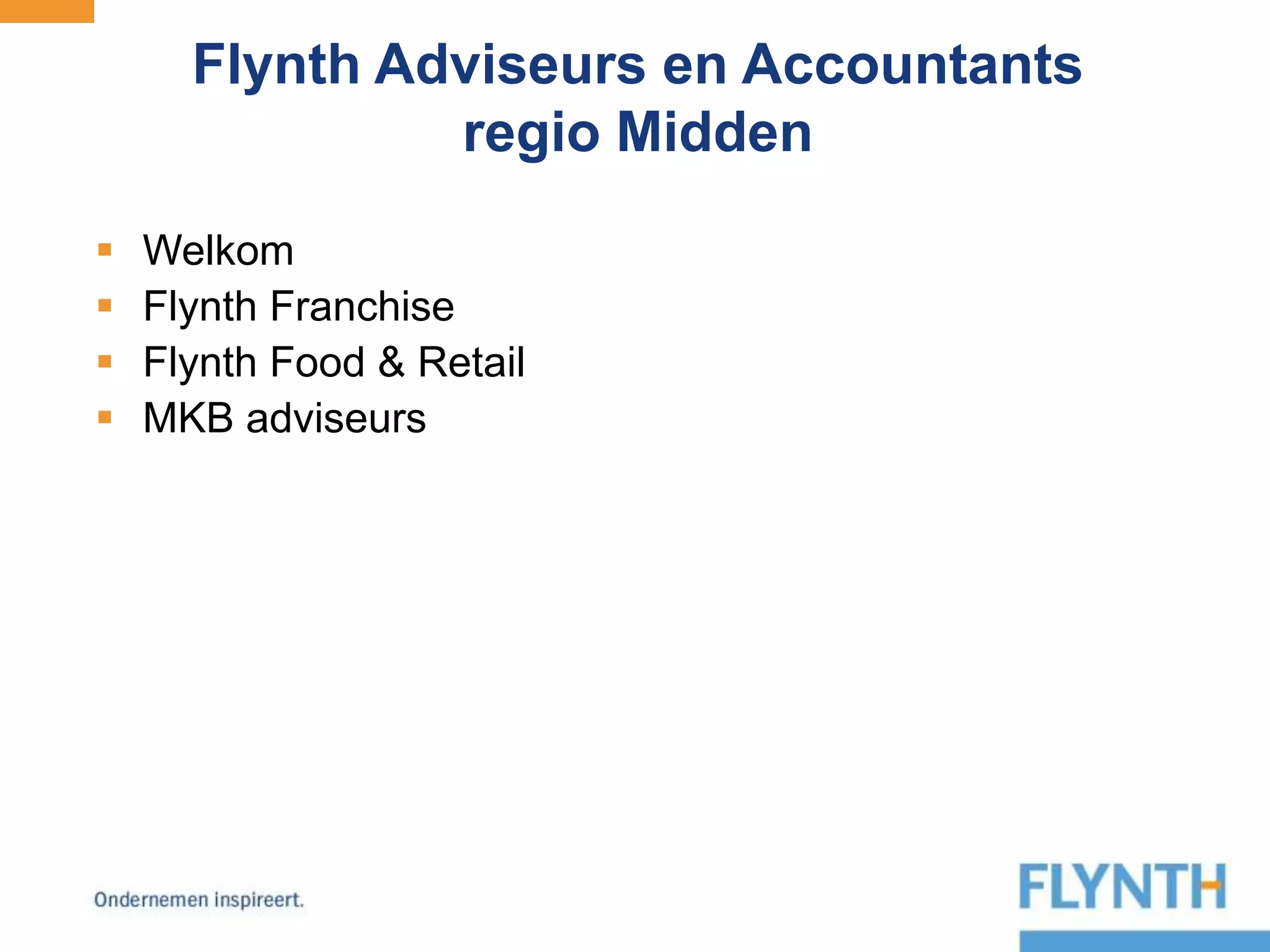 Kennismaking Flynth Regio Midden | PPTX