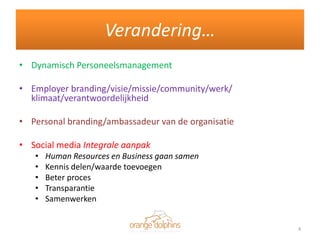 Kennismaking Human Resources En Social Media | PPT