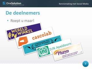 Kennismaking met social media | PPT
