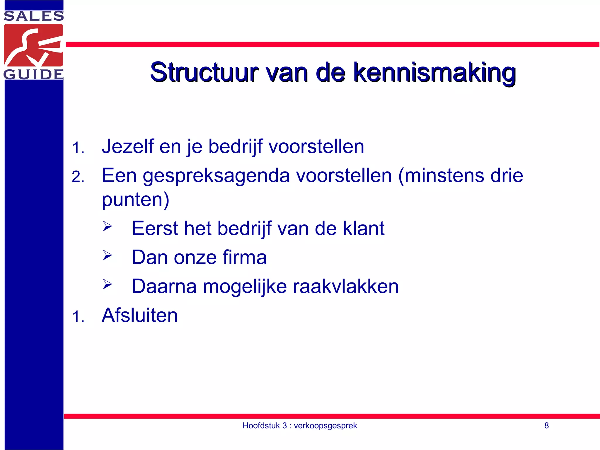 Kennismakingsfase | PPT