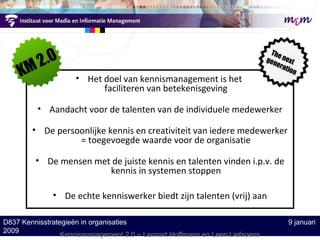 Kennismanagement 2.0 | PPT