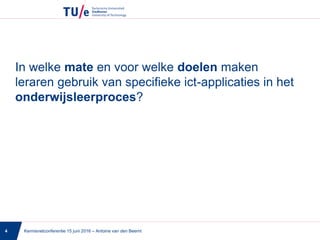 ICT in het praktijkonderzoek van leraren | PPTX