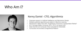 Using Algorithmia to leverage AI and Machine Learning APIs | PPT