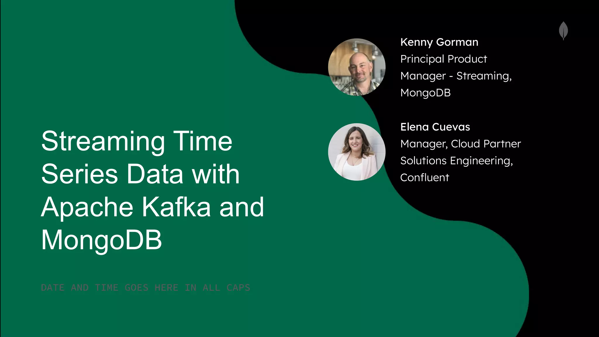 Streaming Time Series Data With Kenny Gorman and Elena Cuevas | Current 2022 | PDF