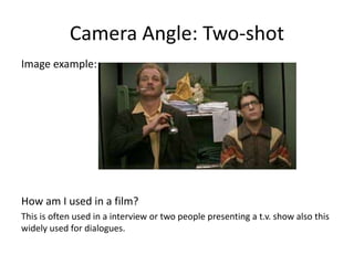 Camera Angle | PPTX | Cameras and Camcorders | Consumer Electronics