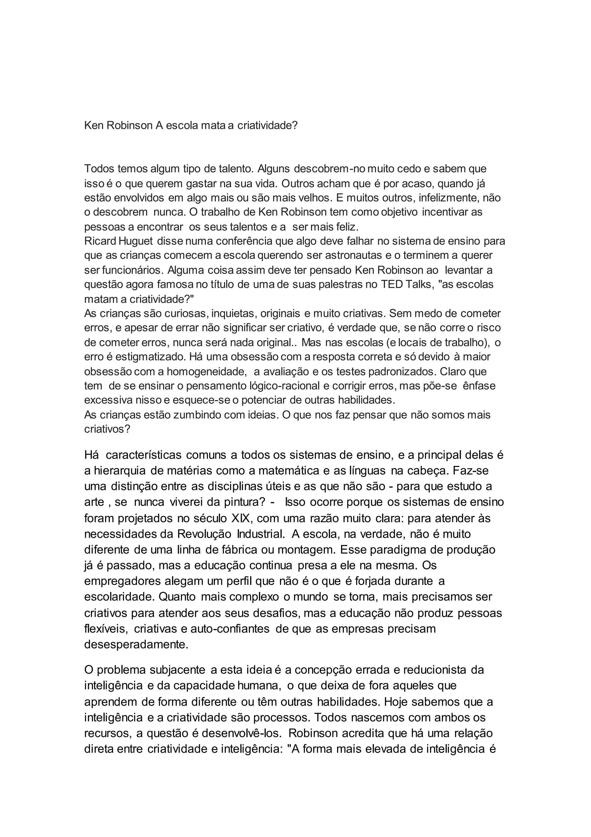 Ken robinson | DOCX