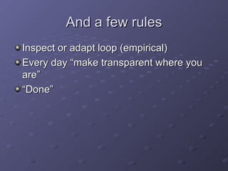 Kens Scrum Presentation | PPT