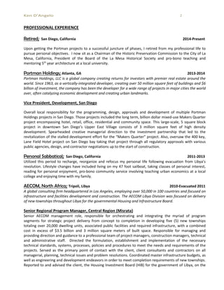 Ken's cv resume FEB 2018 | PDF | Civil Engineering Industry | Industries