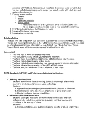 Ken Shelton: Producing a Public Service Announcement | PDF