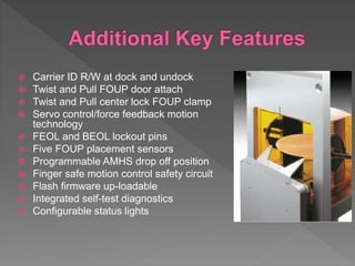 Kensington ADO- 300mm FOUP Load Port for Automated Wafer Handling | PPTX