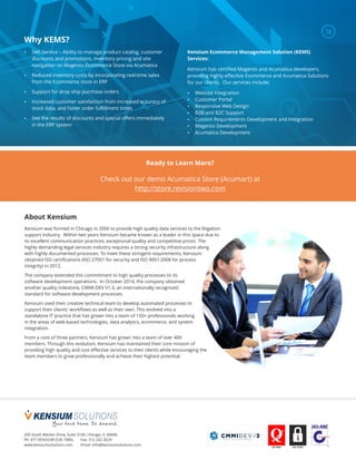 Kensium Ecommerce Management Solutions - KEMS | PDF