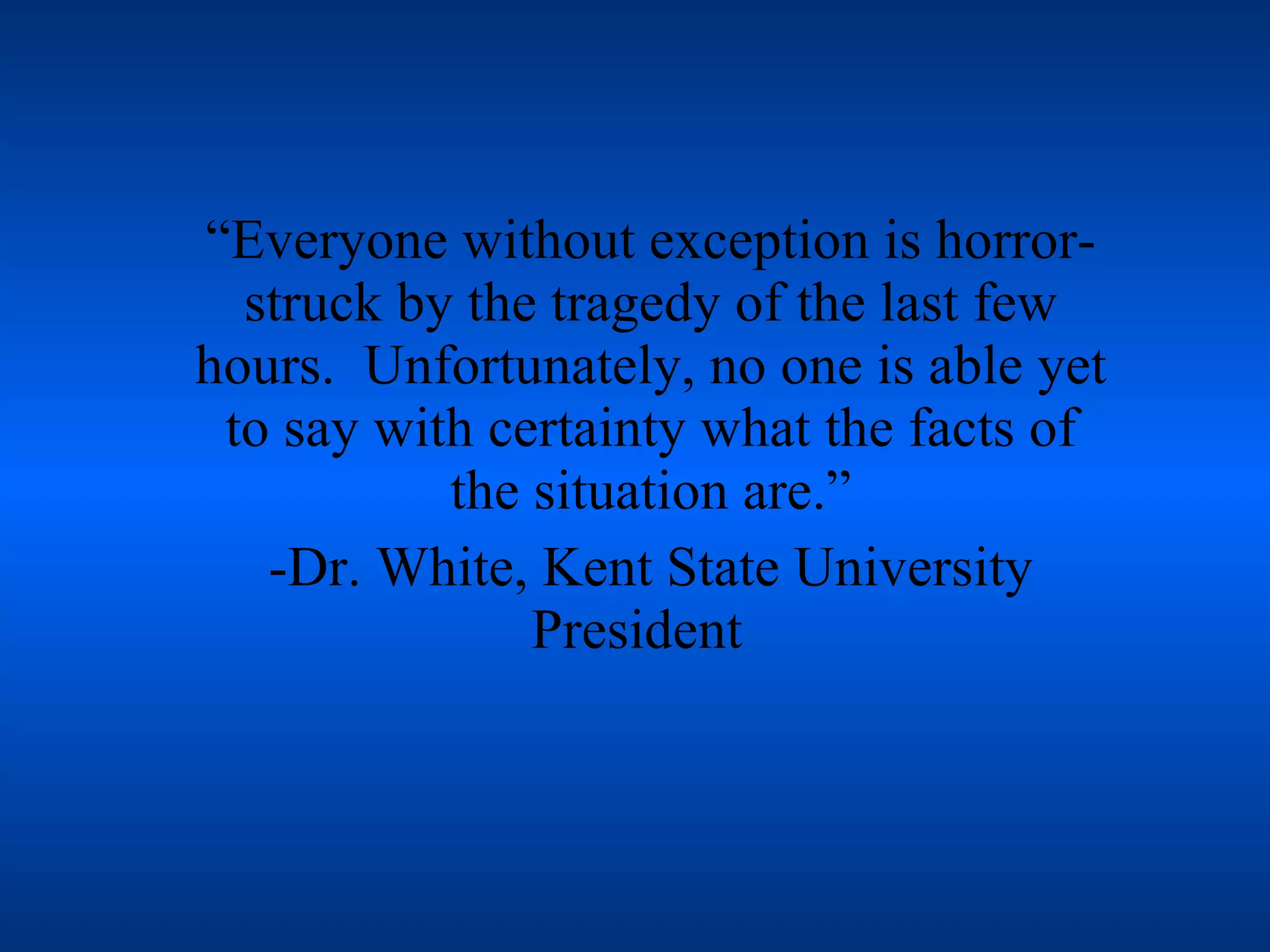 Kent State Power Point | PPT