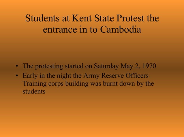 Kent State Power Point | PPT