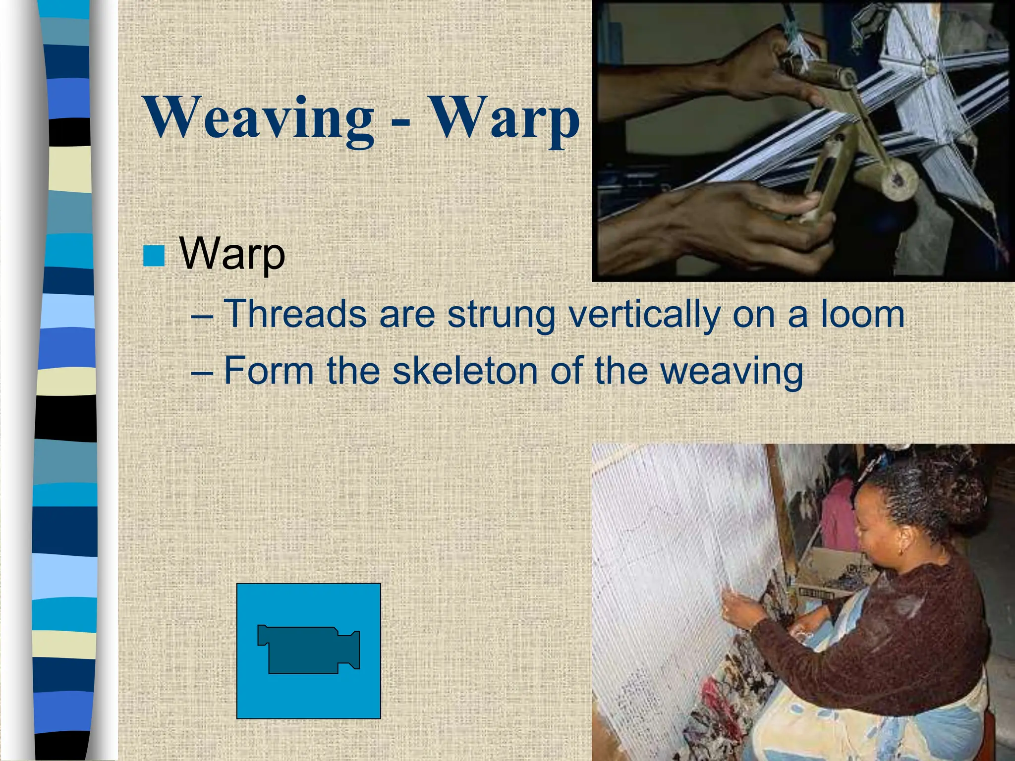 Kindergarten Kente Cloth & Weaving Elementary Art Lesson | PPTX