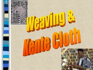 Kindergarten Kente Cloth & Weaving Elementary Art Lesson | PPTX