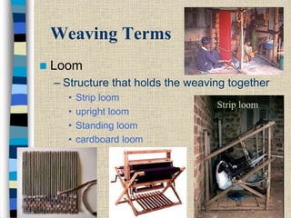 Kindergarten Kente Cloth & Weaving Elementary Art Lesson | PPTX