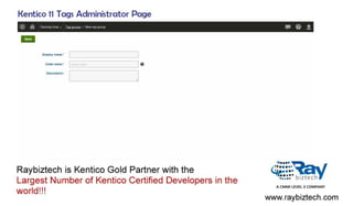 Kentico 11 Tags Administrator Panel Raybiztech | PDF | Search | Internet