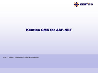 Kentico CMS Demo Standard | PPT
