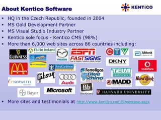 Kentico CMS Demo Standard | PPT