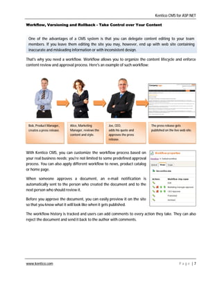 Kentico CMS Feature Overview | PDF